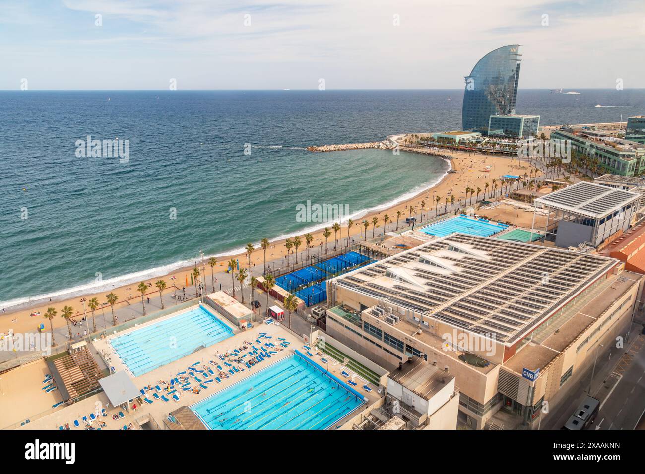 Club de Natación Atlètic-Barceloneta, Barcelona, Spain Stock Photo - Alamy