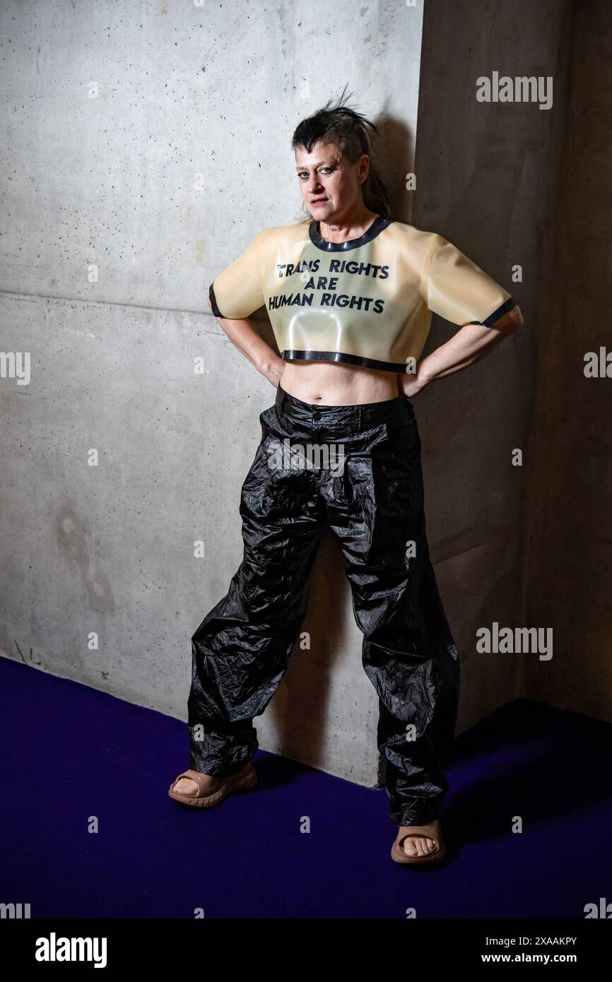 Canadian Singer and Music Producer Peaches poses for a picture during a ...