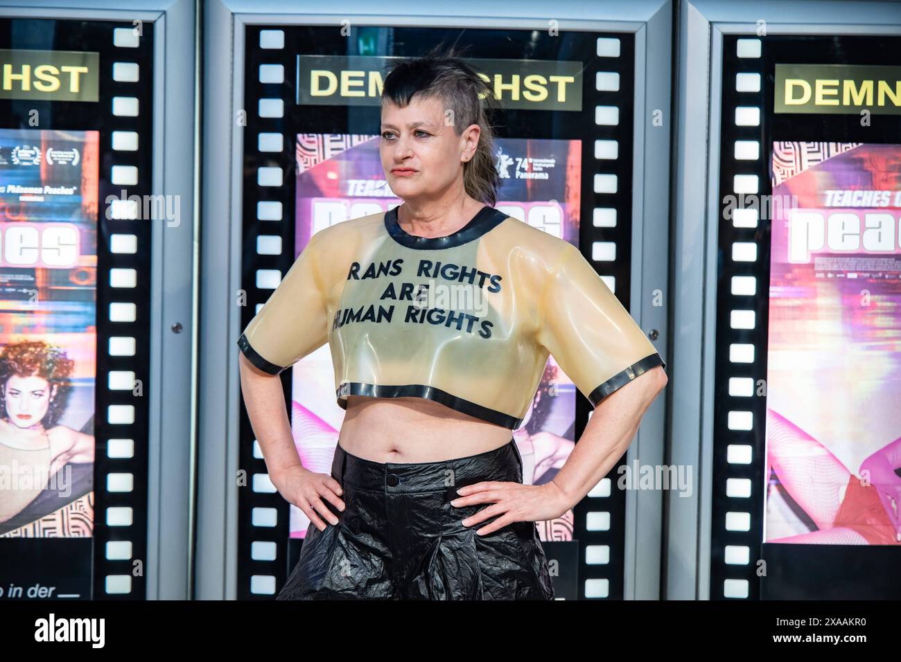 Canadian Singer and Music Producer Peaches poses for a picture during a ...