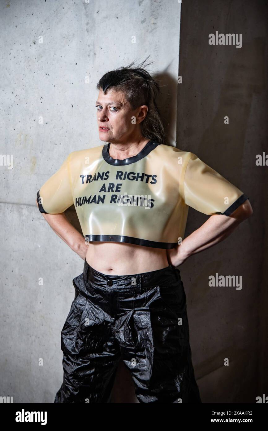 Canadian Singer and Music Producer Peaches poses for a picture during a ...