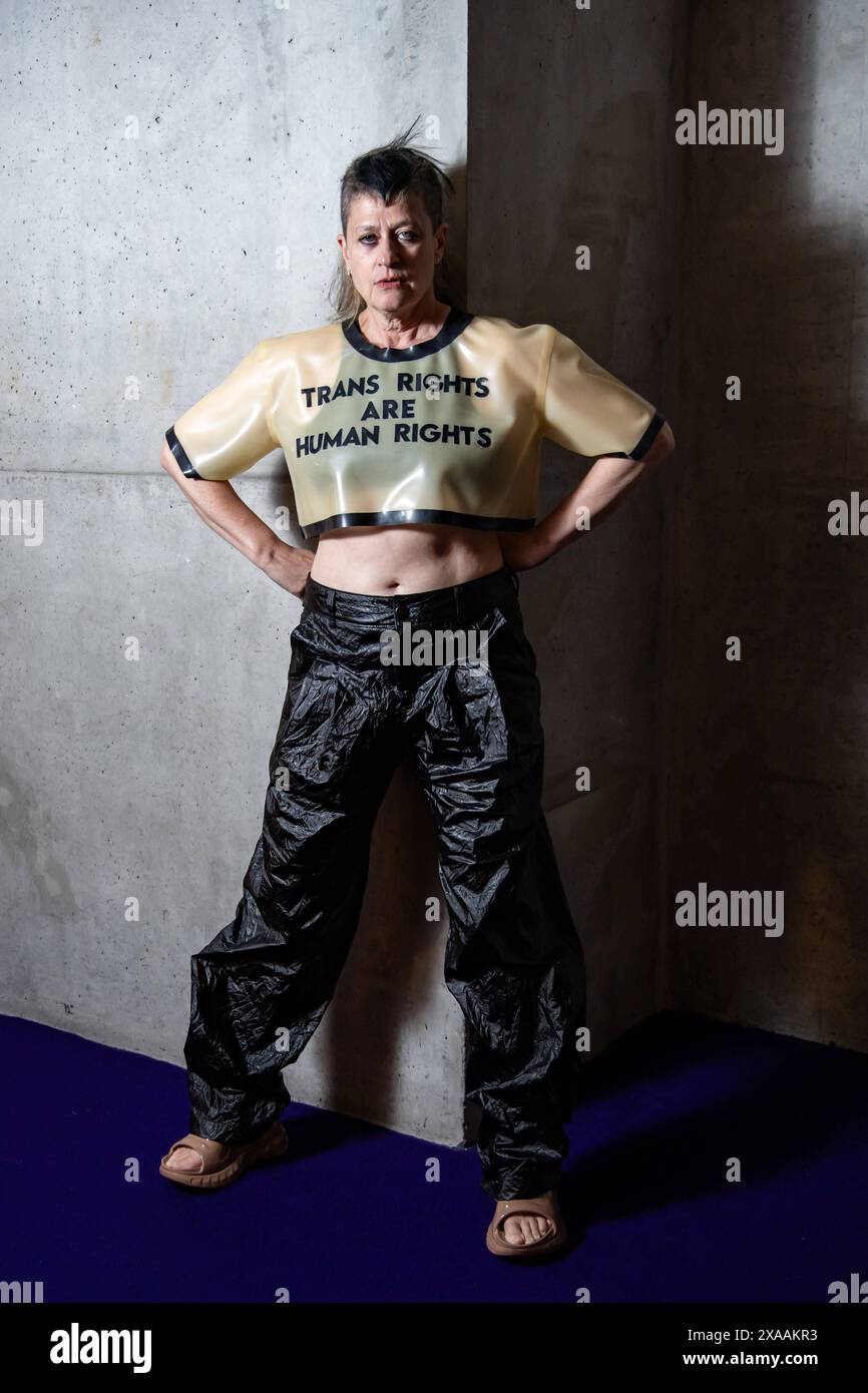 Canadian Singer and Music Producer Peaches poses for a picture during a ...