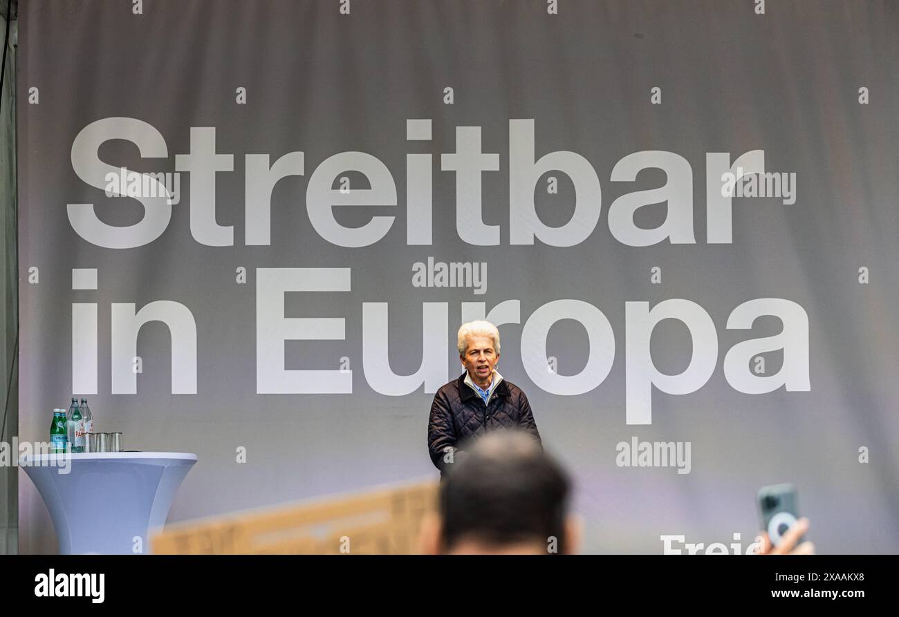 Stuttgart, Germany, 3rd Jun 2024: The top candidate of the Free ...