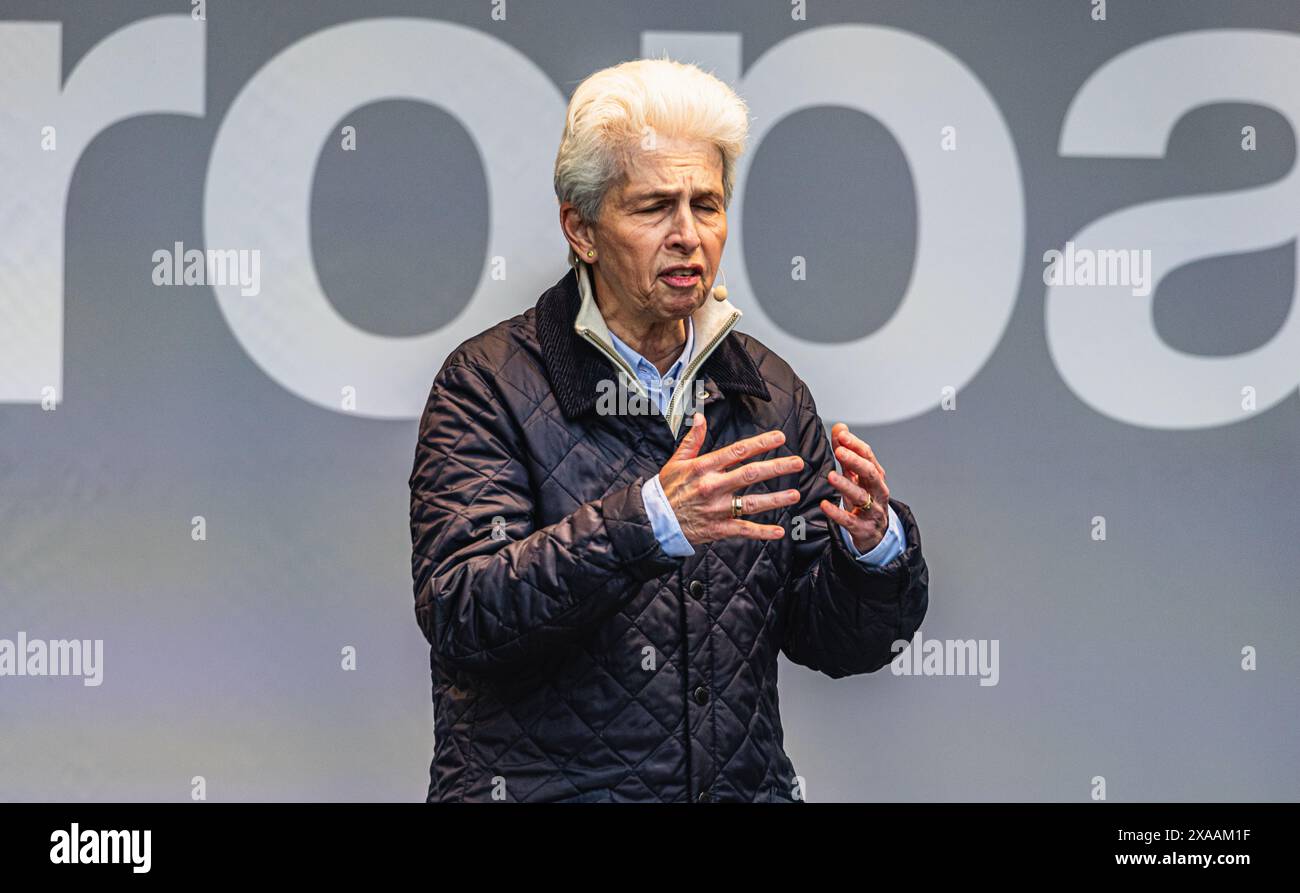 Stuttgart, Germany, 3rd Jun 2024: The top candidate of the Free ...