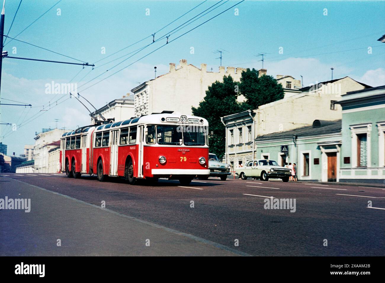 SVARZ TS-2 (СВАРЗ ТС-2) trolleybus Stock Photo - Alamy
