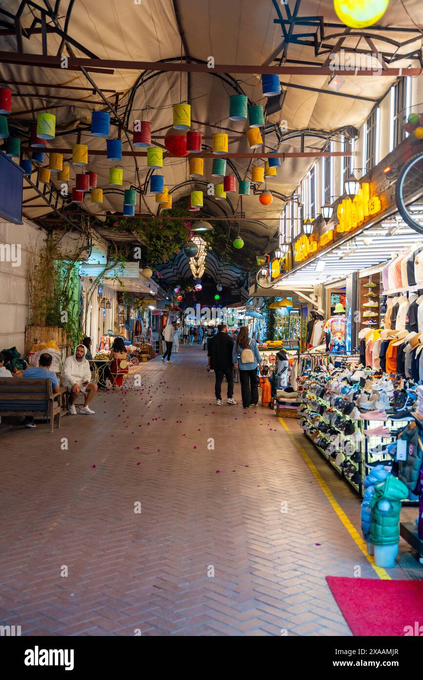 Fethiye, Turkey - May 11, 2023: Old town in Fethiye or Paspatur ...