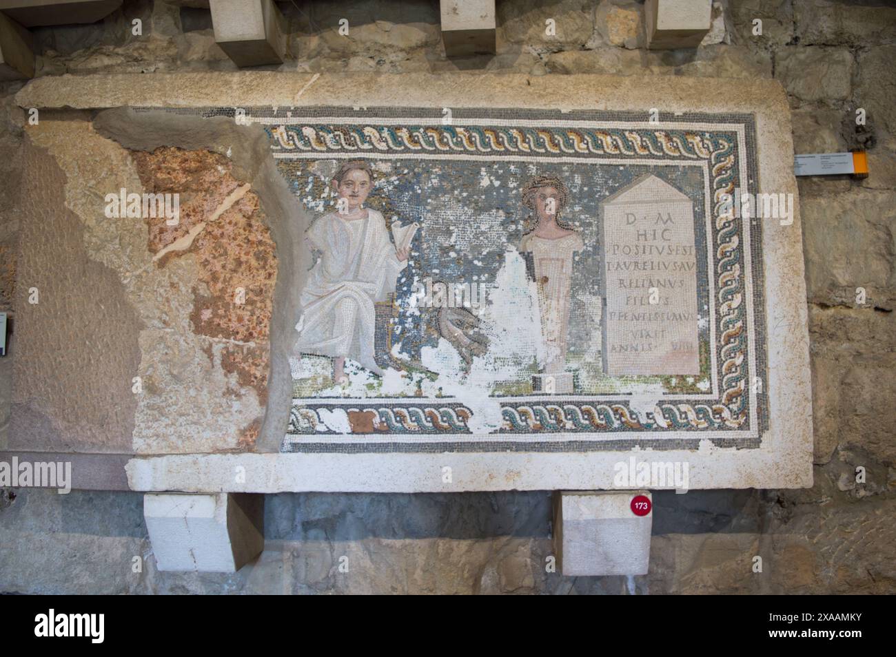 Split, Croatia - 21 April 2024: Artefact from the Archaeological museum ...