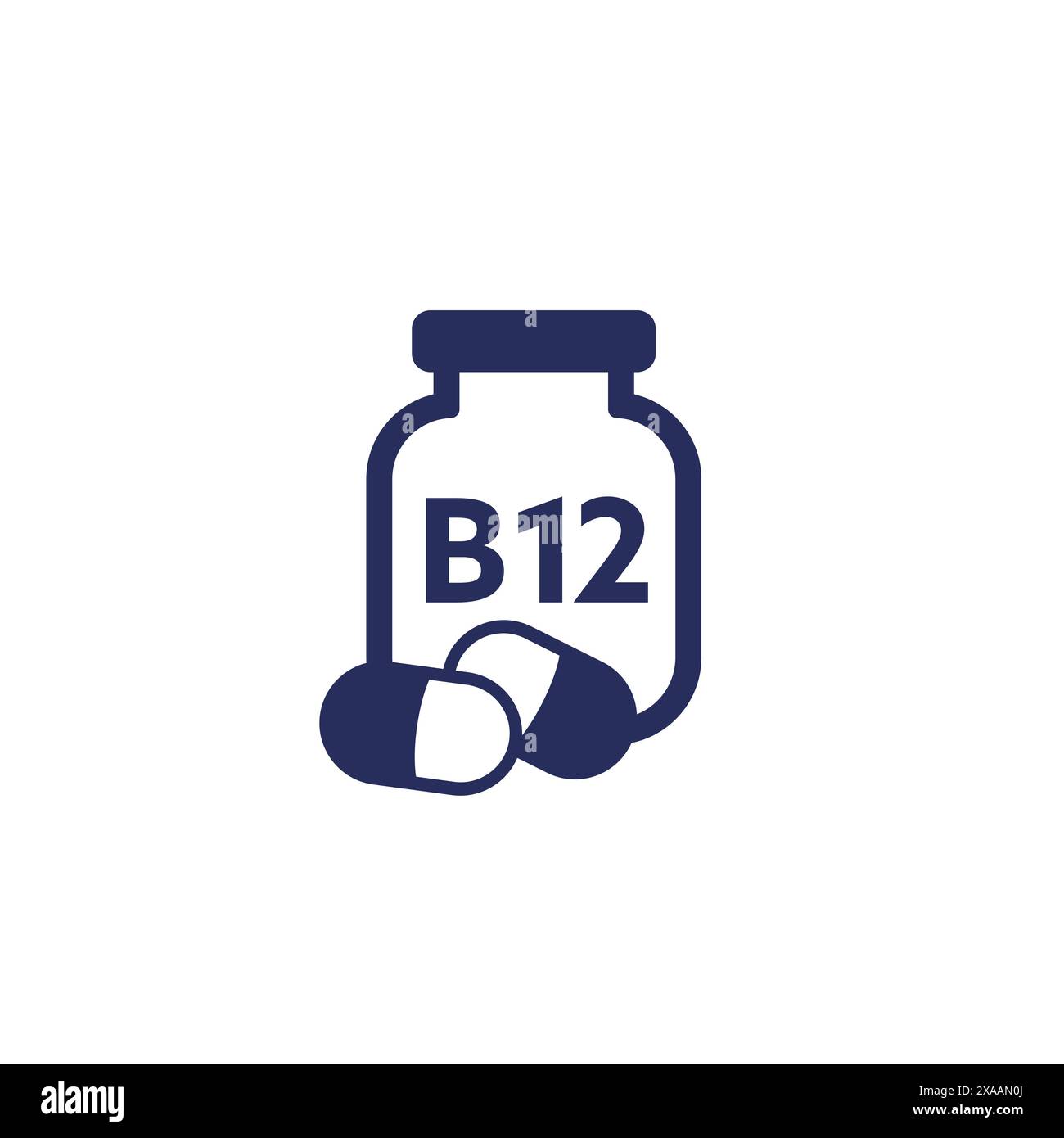 Vitamin b12 bottle Stock Vector Images - Alamy