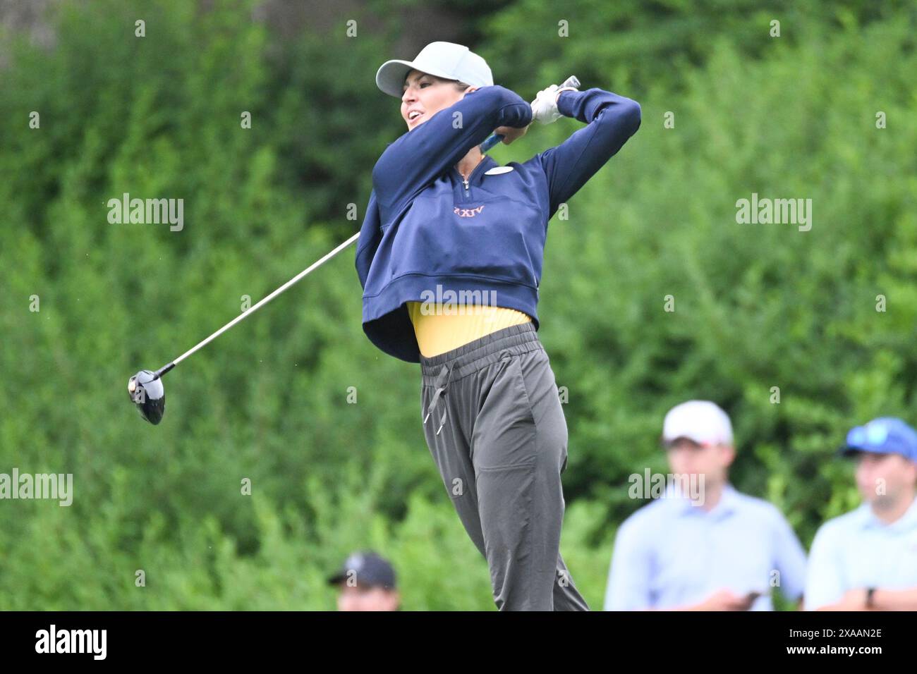 Dublin, Ohio, USA. 5th June, 2024. Amanda Balionis tees off on the 10th ...