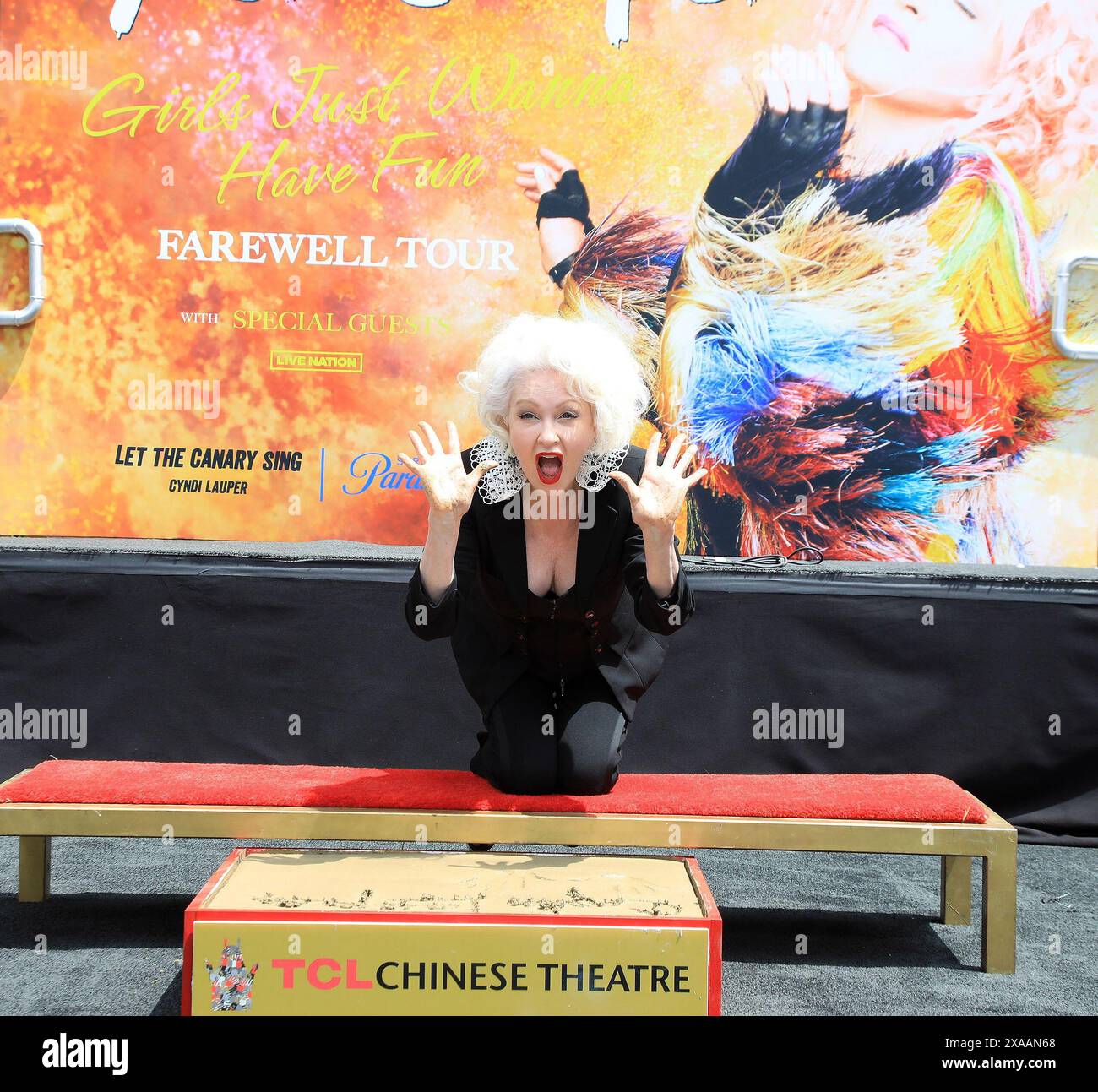 June 5, 2024, Los Angeles, California, USA: CYNDI LAUPER at a ceremony ...