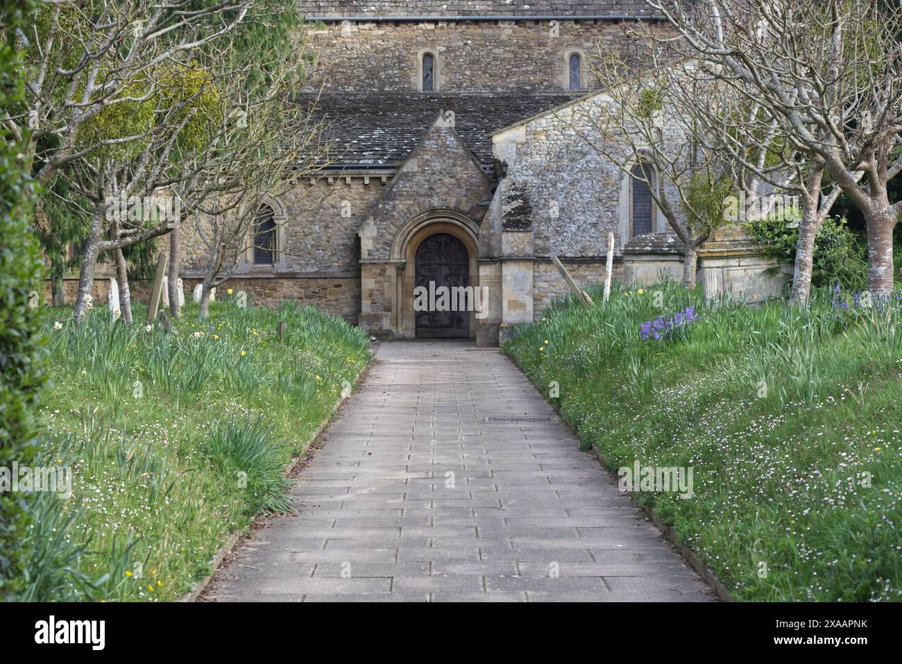 pathway to church doors Stock Photo - Alamy
