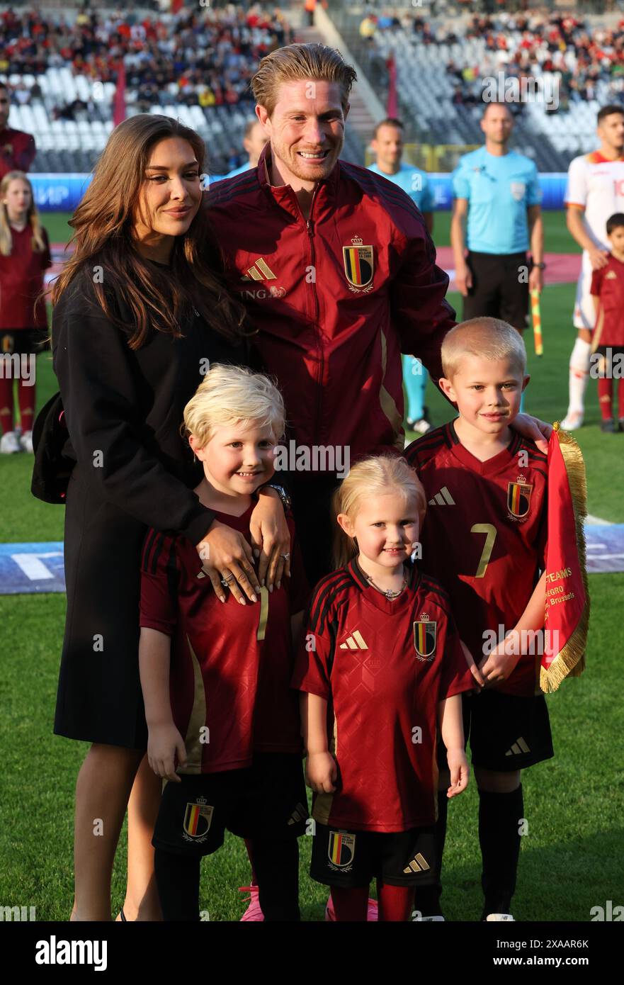 Brussels, Belgium. 05th June, 2024. Belgium's Kevin De Bruyne and De ...