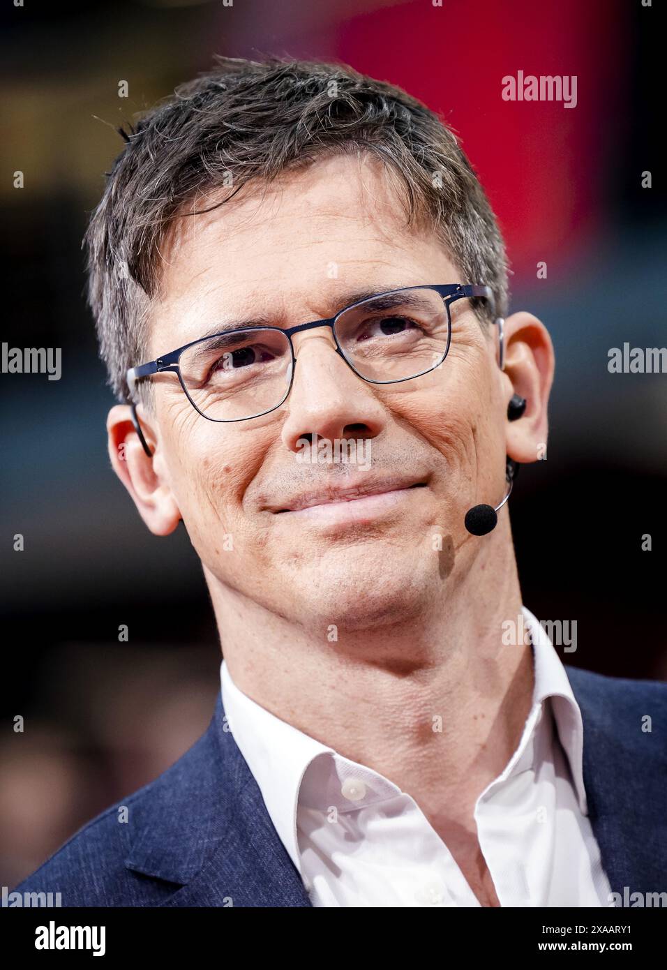 THE HAGUE - Bas Eickhout (GL/PvdA) during the NOS television debate of ...