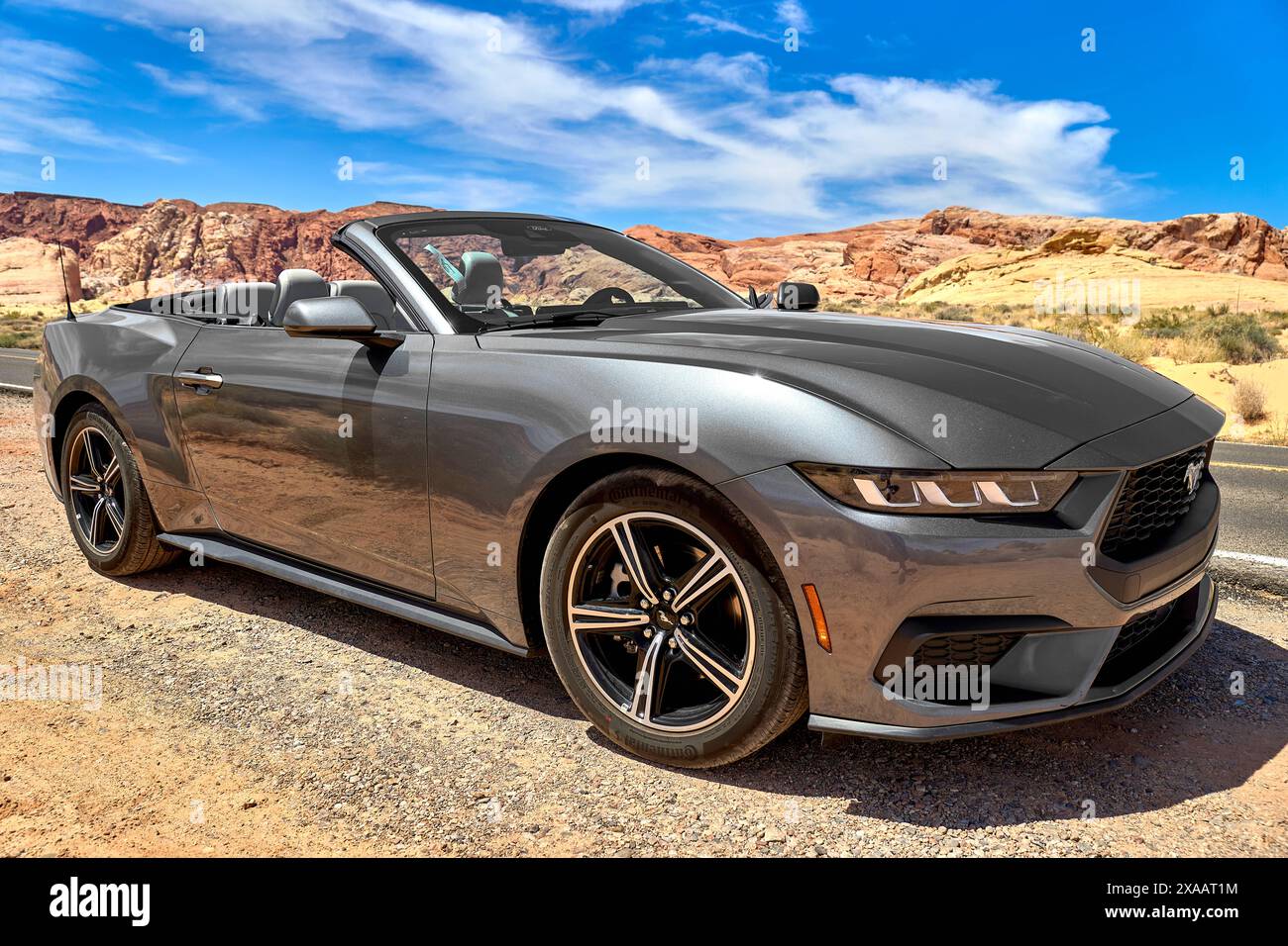 Arizona, United States of America - June 3, 2024: Car Ford Mustang ...