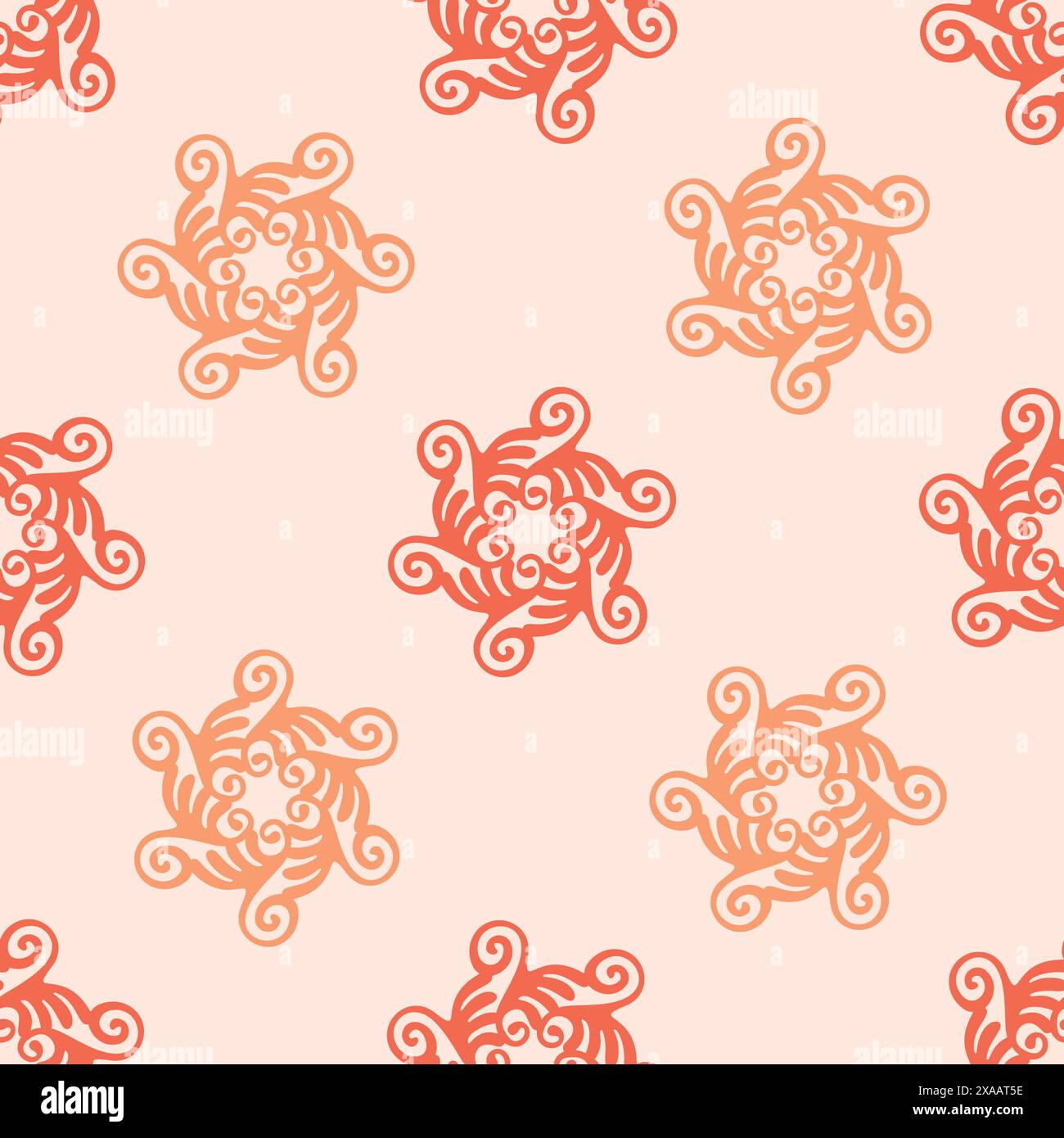 Peach fuzz botanical texture vector background with color of the year ...