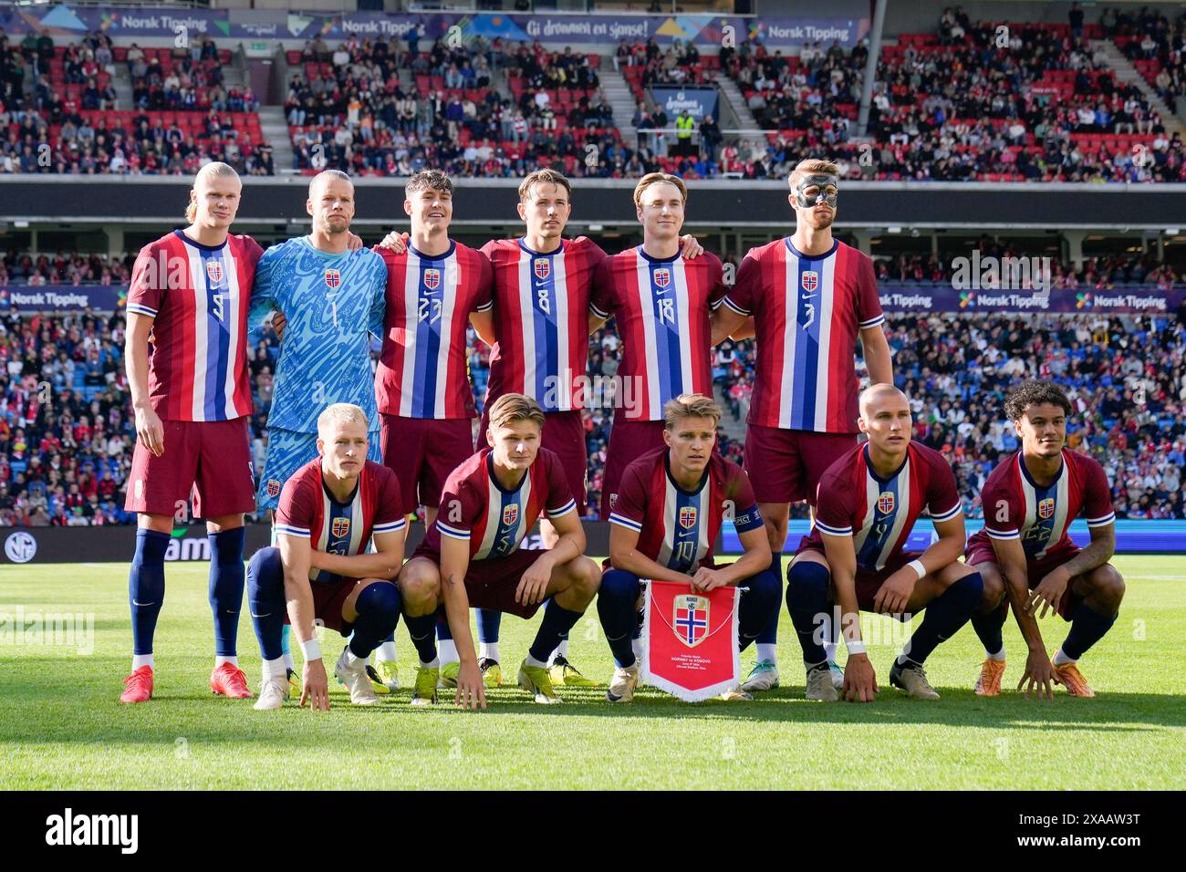 Oslo 20240605. Norway's team that started the private international ...