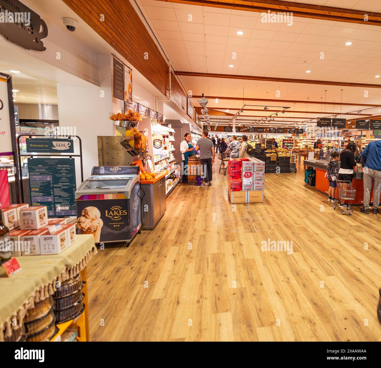 Booths supermarket Windermere Cumbria Northern England Stock Photo - Alamy