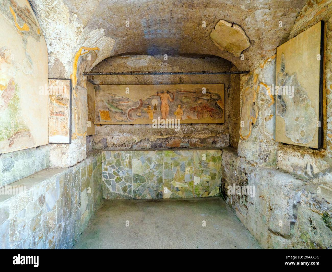 Paintings in the Baths of the Seven Sages (Terme dei Sette Sapienti ...