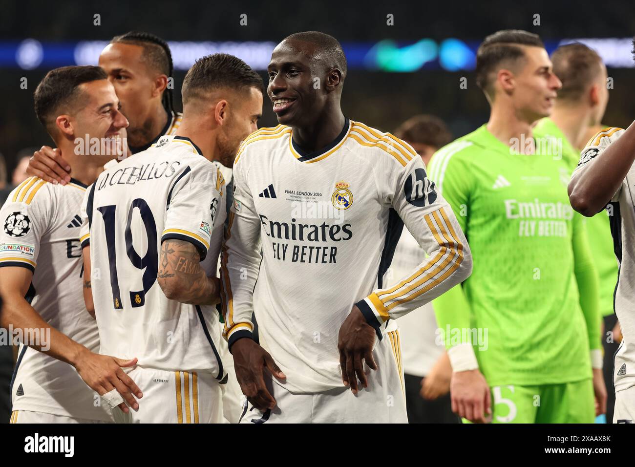 Ferland Mendy (Real Madrid) after the UEFA Champions League Final ...