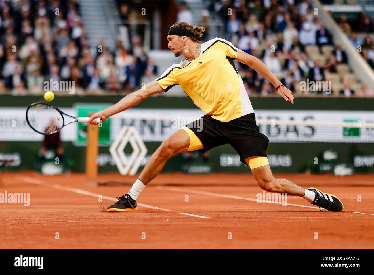 Paris, France. 5th June, 2024. Tennis player Alexander Zverev from ...
