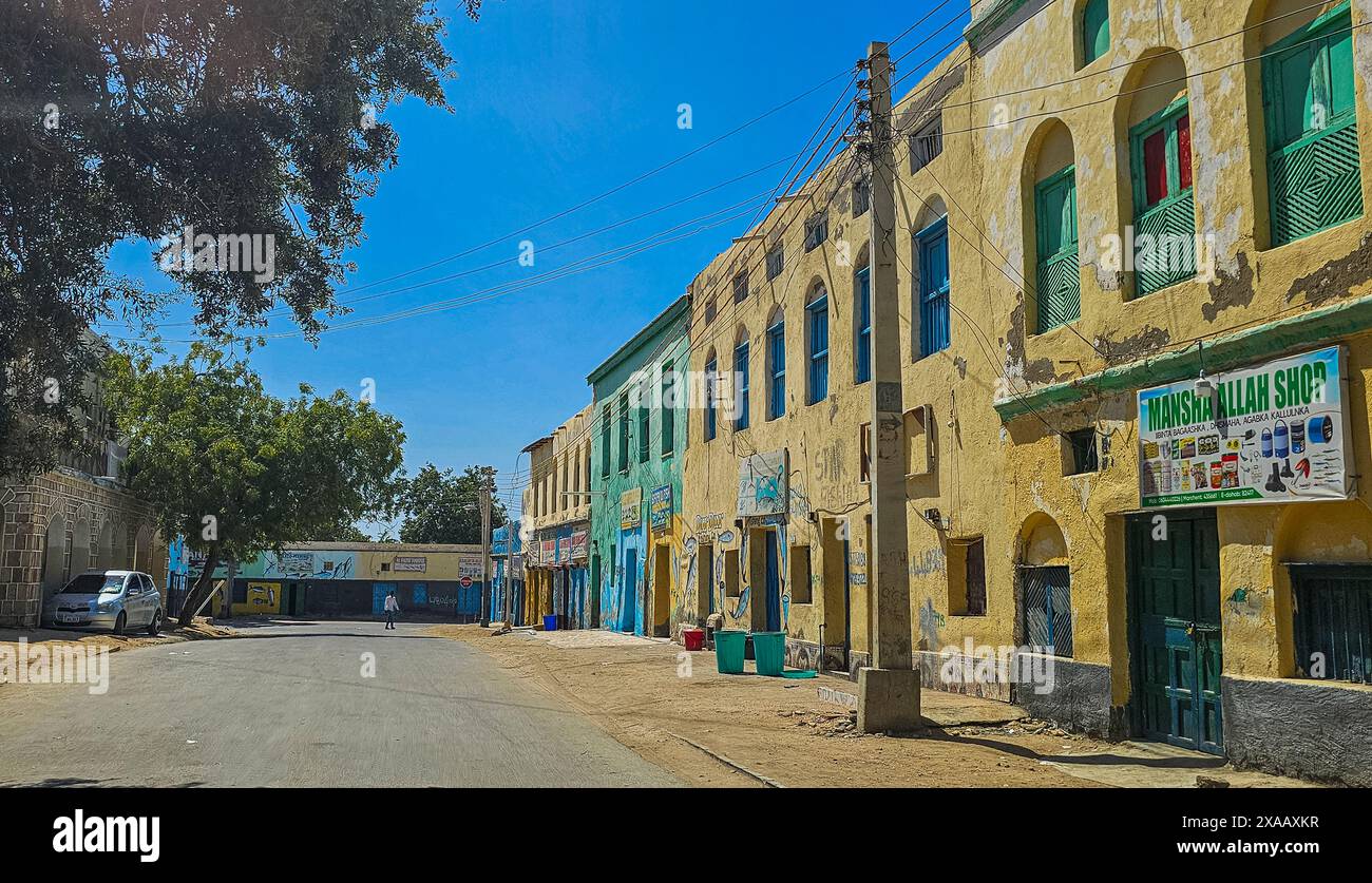 Colonial architecture in Berbera, Somaliland, Somalia, Africa Stock Photo - Alamy