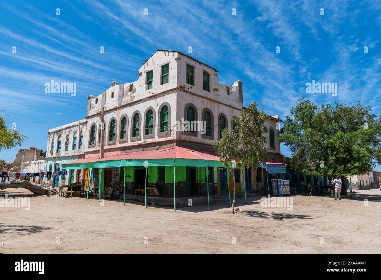 Colonial architecture in Berbera, Somaliland, Somalia, Africa Stock ...