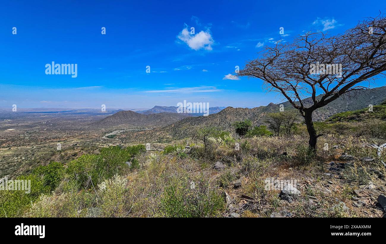 View over the Sheikh Mountains, Somaliland, Somalia, Africa Stock Photo ...