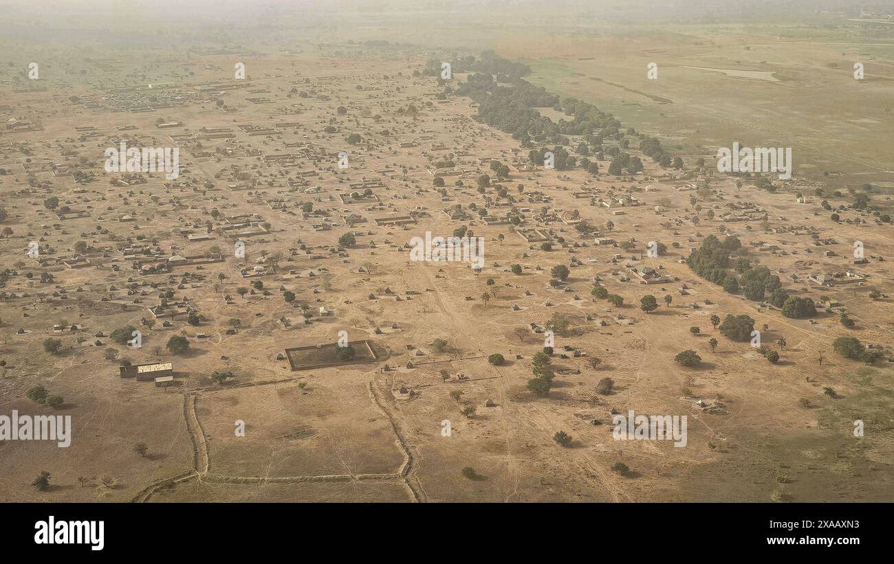 Aerial of Wau, Western Bahr el Ghazal, South Sudan, Africa Stock Photo ...