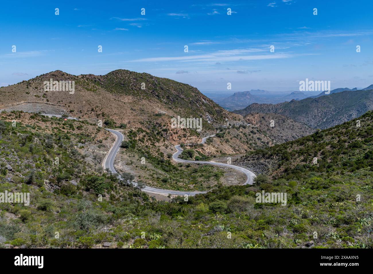 View over the Sheikh Mountains, Somaliland, Somalia, Africa Stock Photo ...