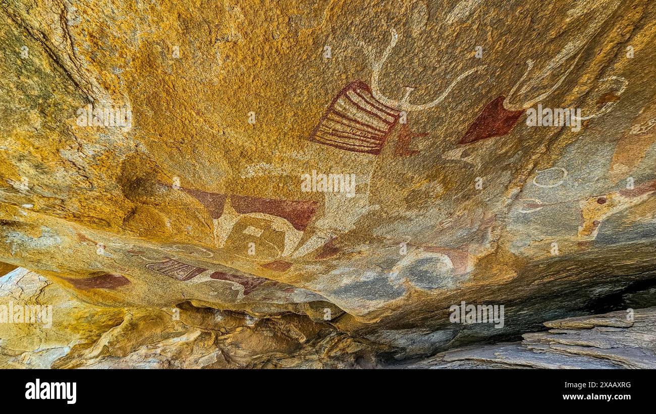 Rock art paintings of Laas Geel, near Hargeisa, Somaliland, Somalia ...