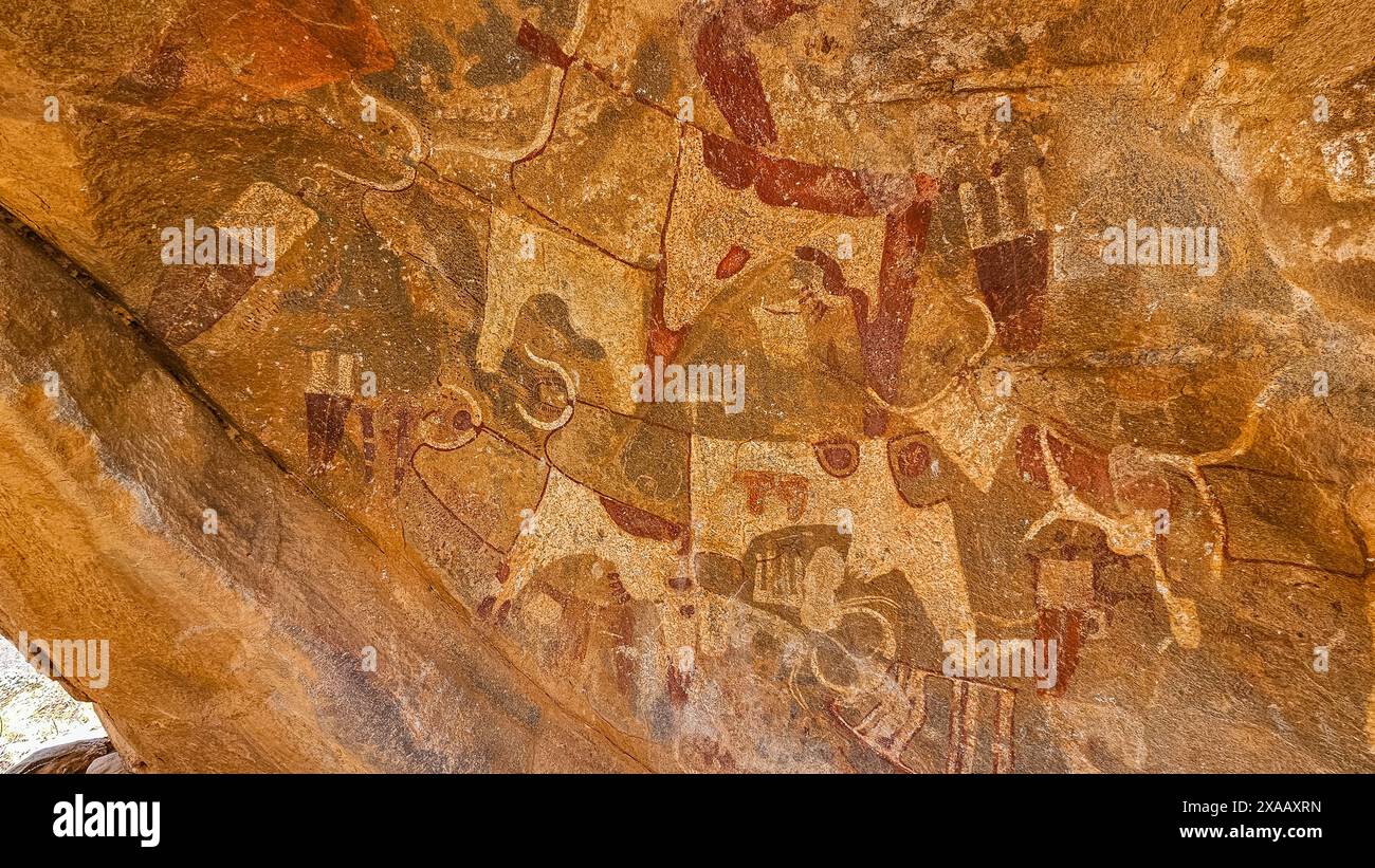 Rock art paintings of Laas Geel, near Hargeisa, Somaliland, Somalia ...