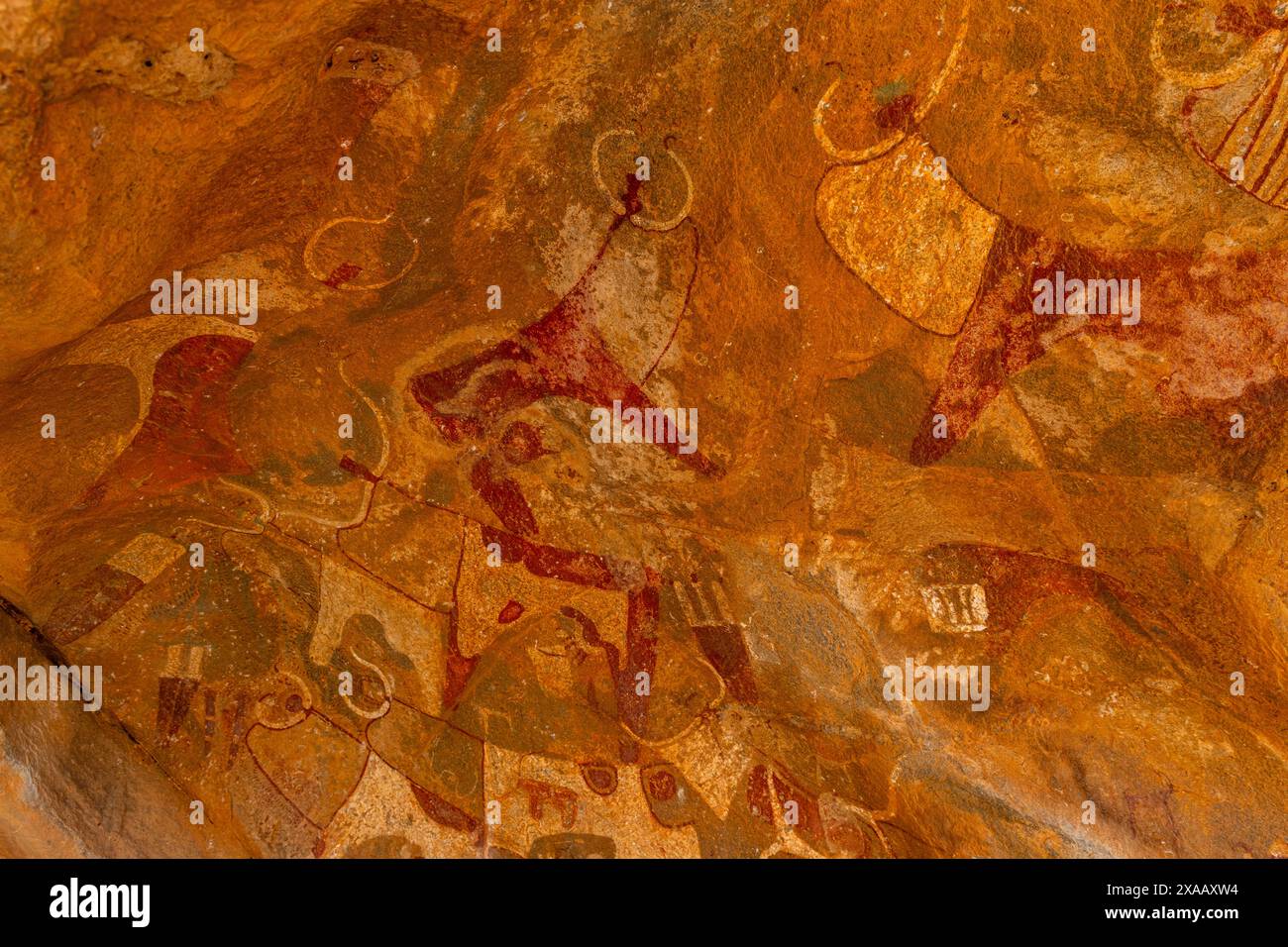 Rock art paintings of Laas Geel, near Hargeisa, Somaliland, Somalia ...
