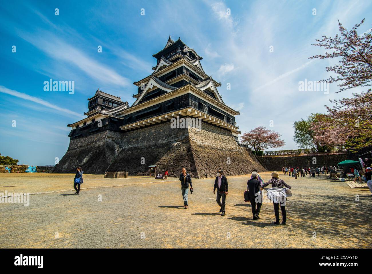 Kumamoto Japanese Castle, Kumamoto, Kyushu, Japan, Asia Stock Photo - Alamy