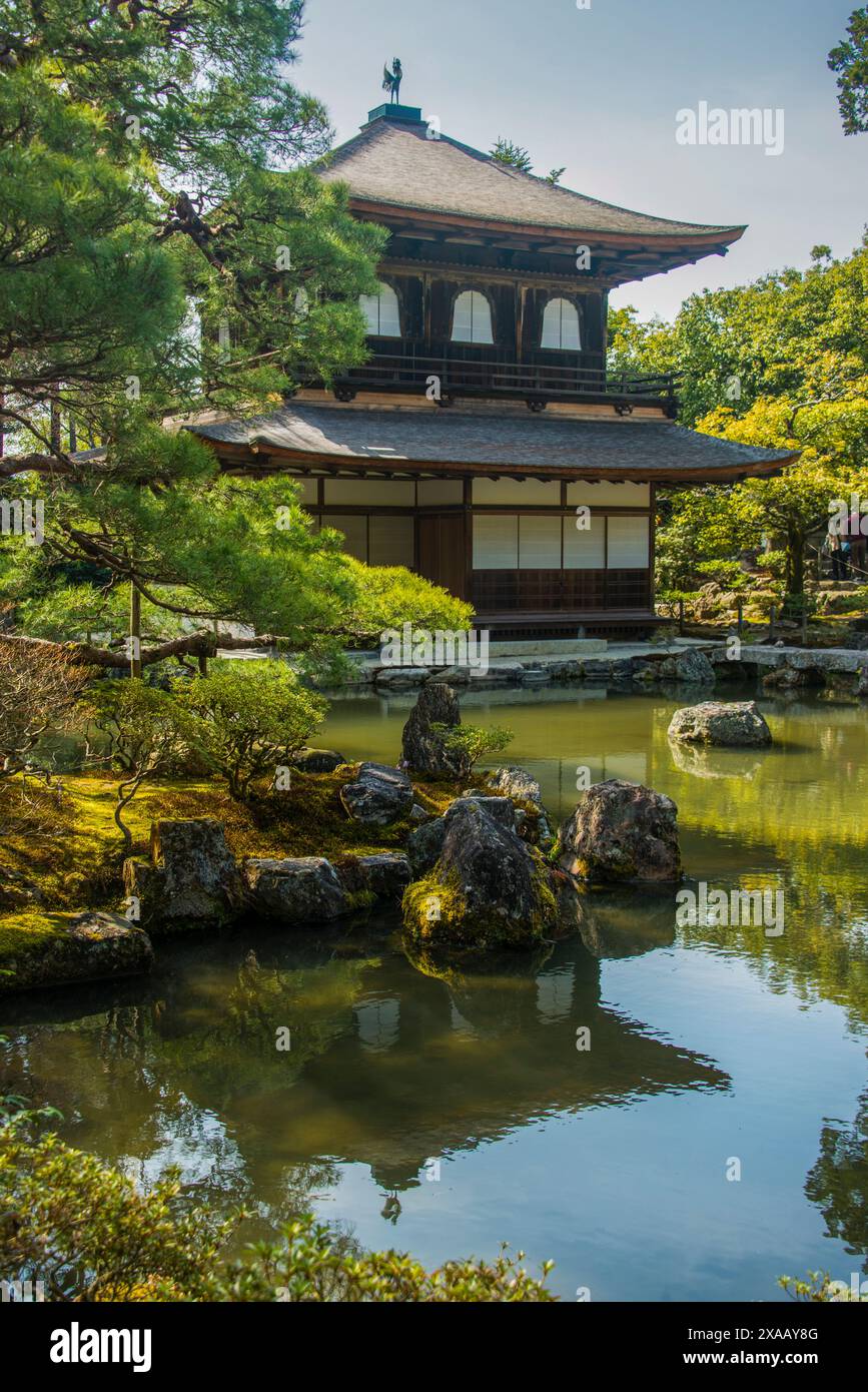 Kannon-den temple structure in the Ginkaku-ji Zen temple, UNESCO World ...