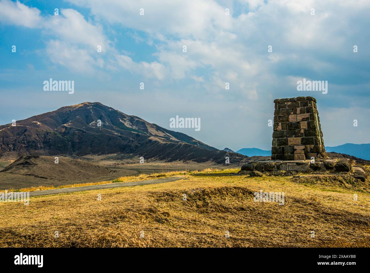 Mount Aso, Kyushu, Japan, Asia Stock Photo - Alamy
