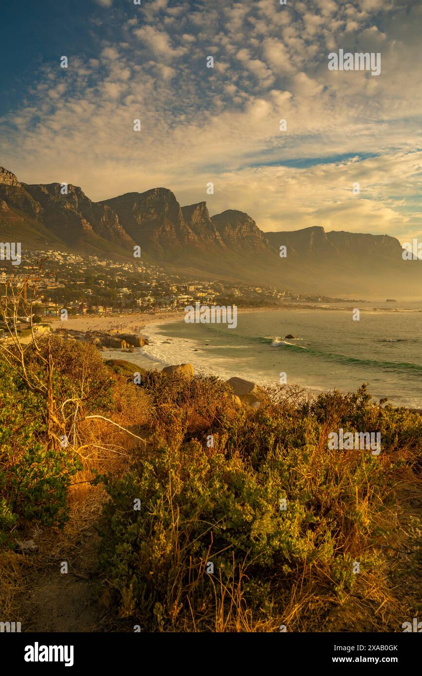 View of The Twelve (12) Apostles, Table Mountain Nature Reserve from ...