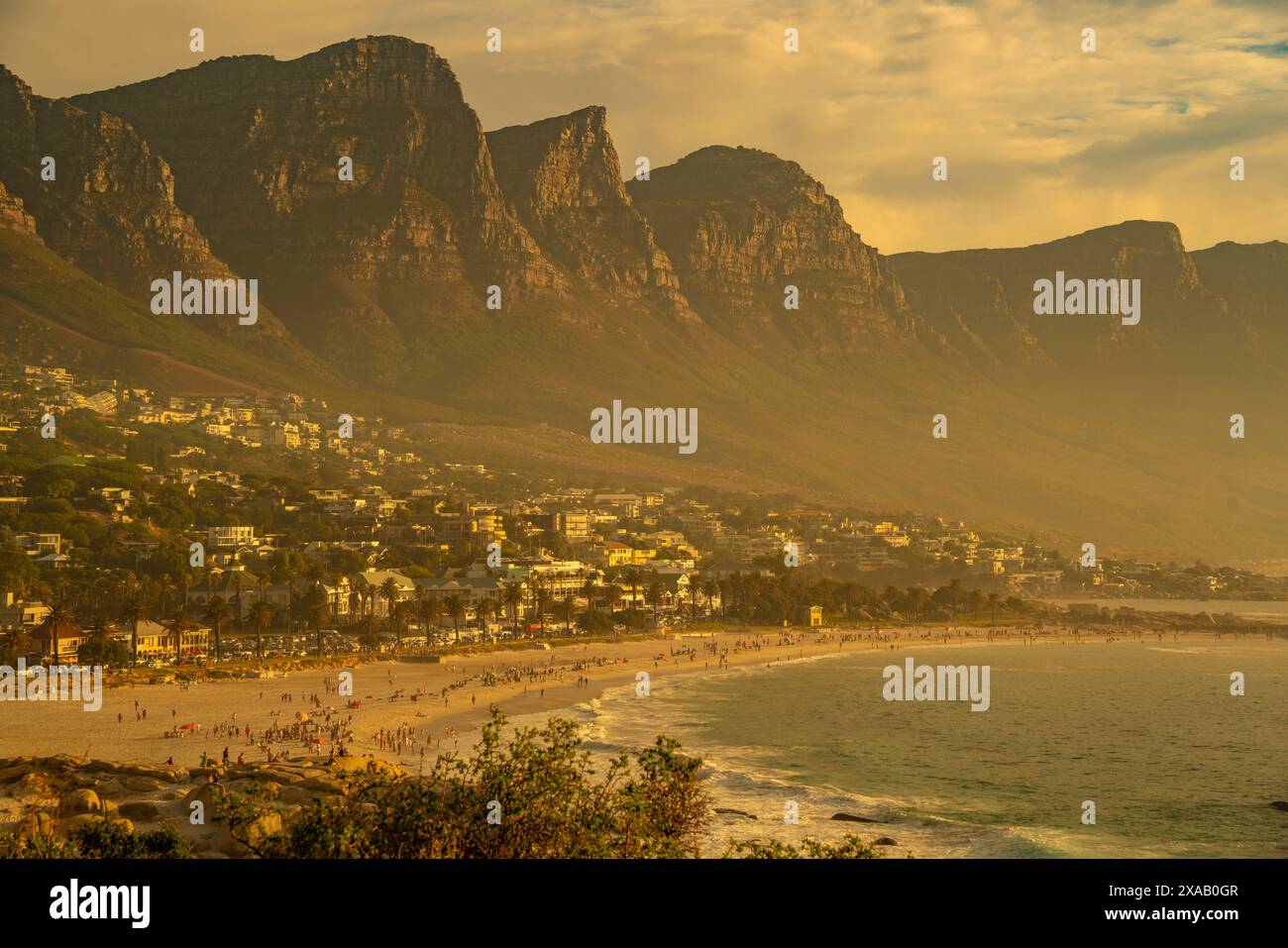 View of The Twelve (12) Apostles, Table Mountain Nature Reserve from ...