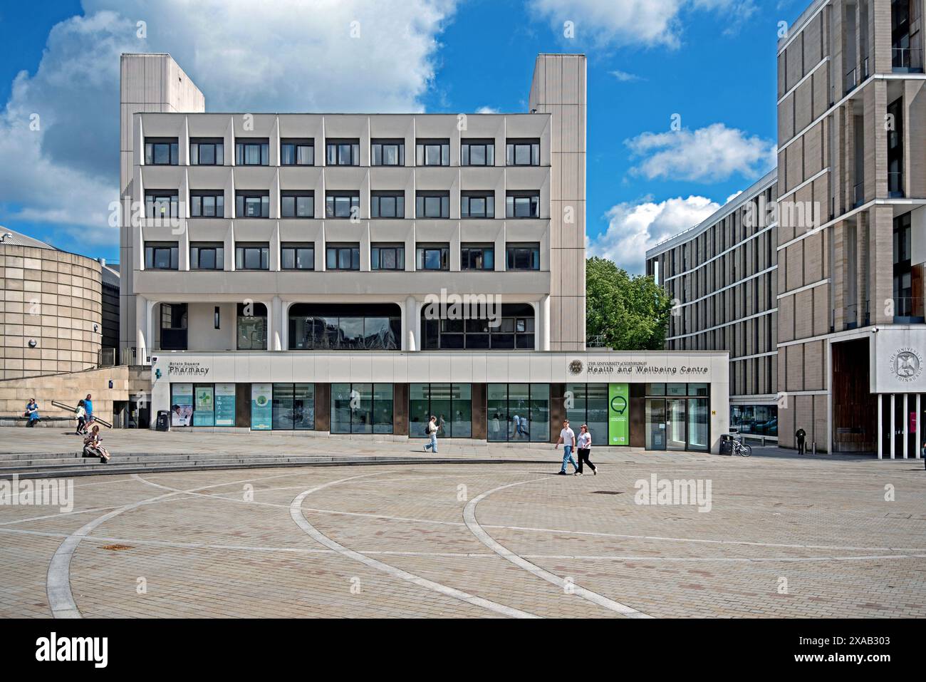 University of Edinburgh's Health and Wellbeing Centre and Bristo Square ...