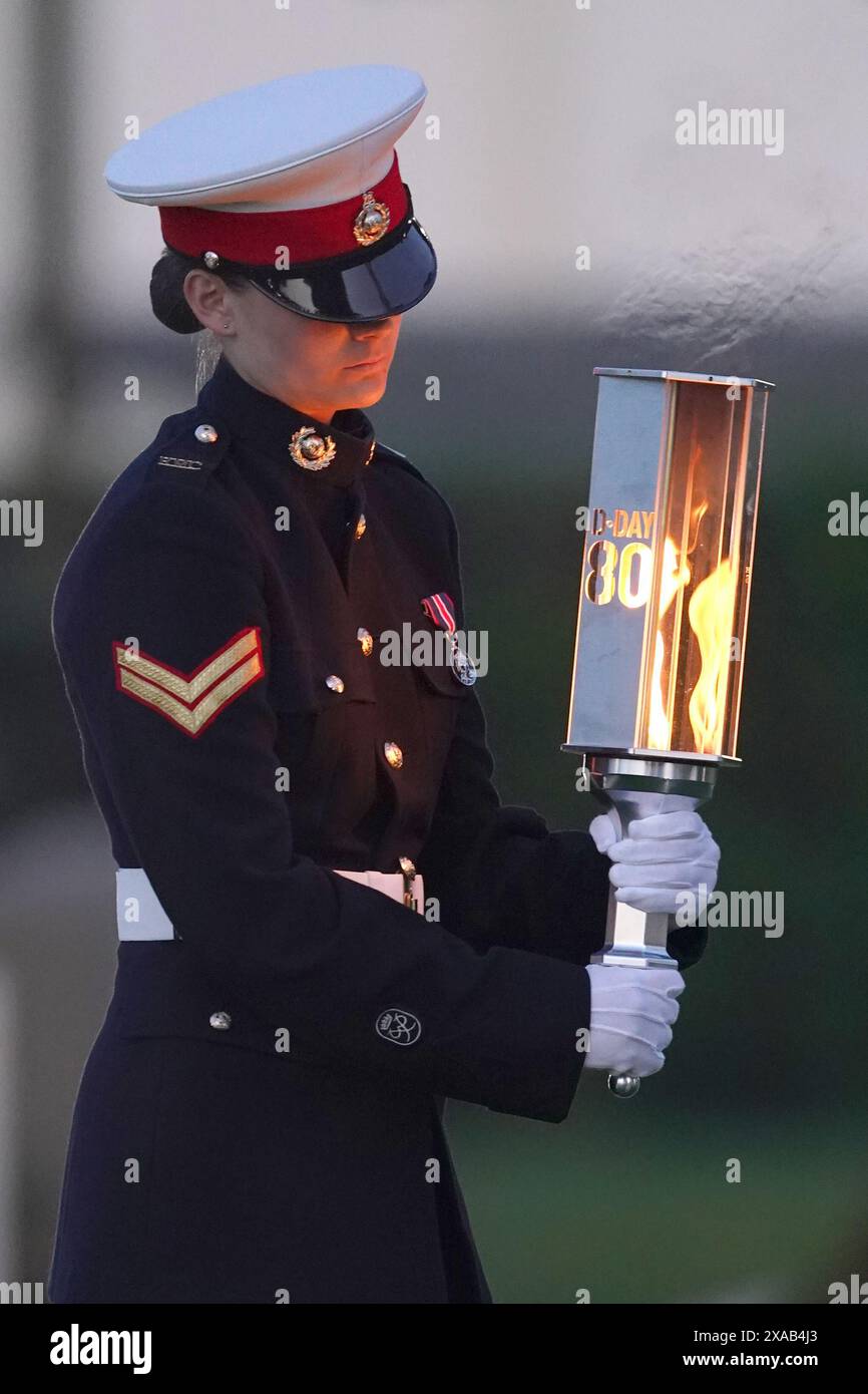 The Torch of Commemoration carried by Cadet Corporal Madison Grace at ...