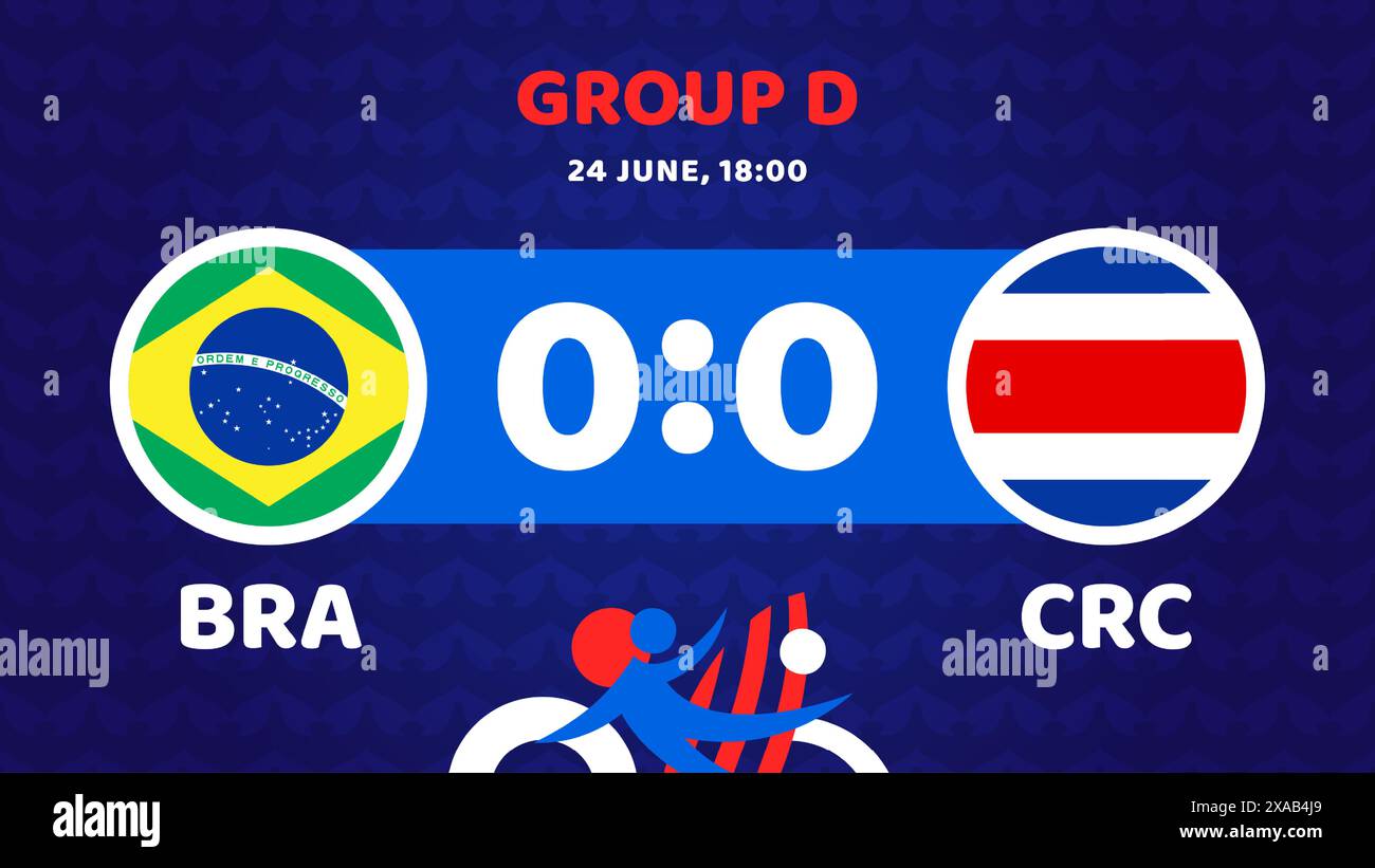 brazil vs costa rica football america 2024 match versus. 2024 group ...