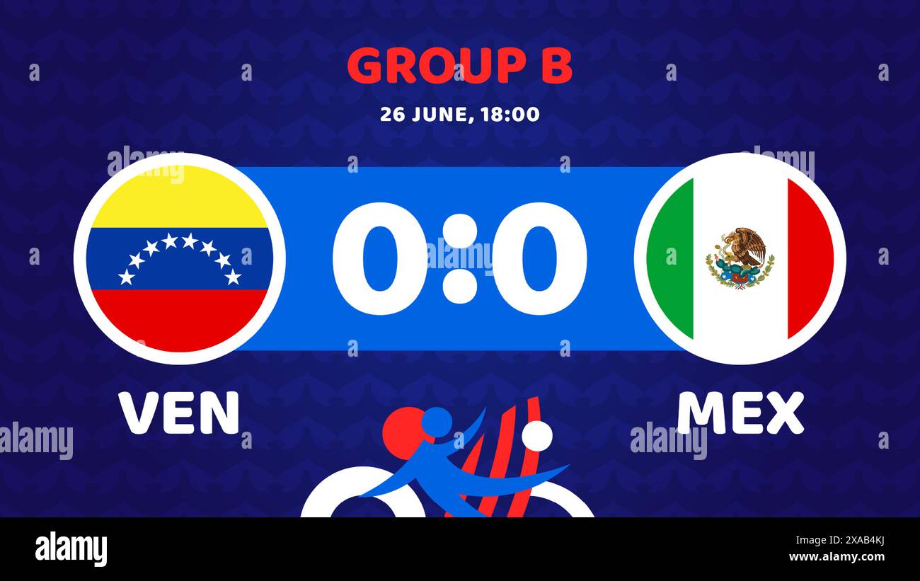 venezuela vs mexico football america 2024 match versus. 2024 group ...