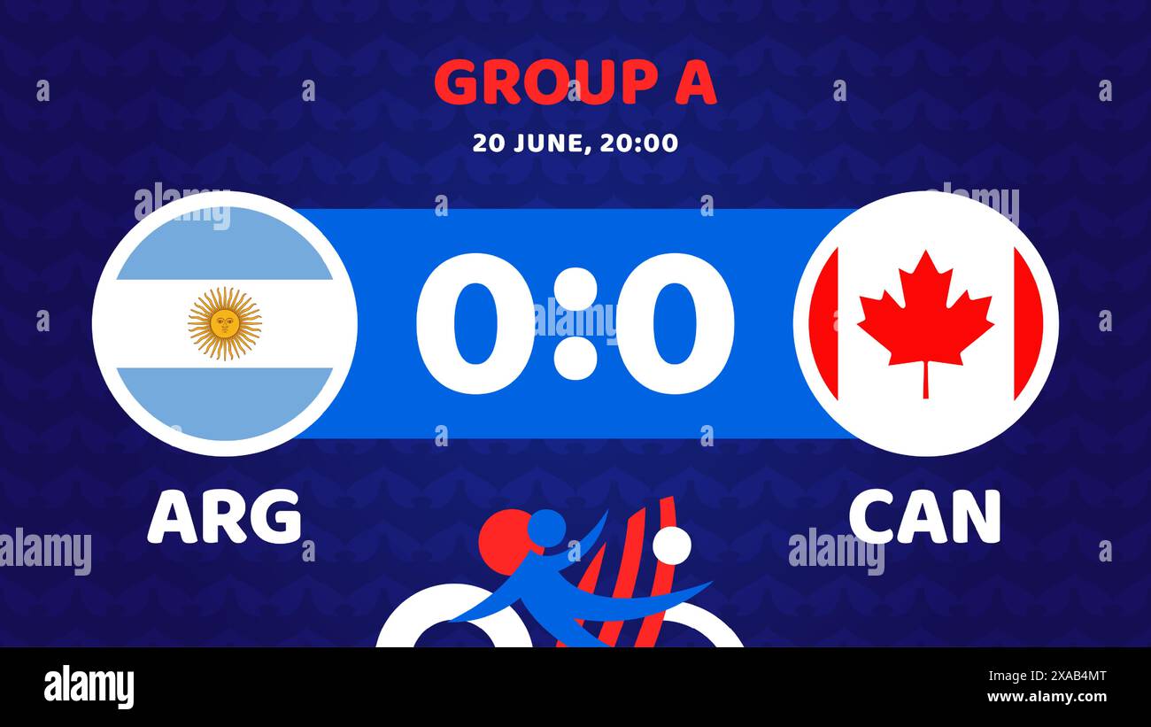 argentina vs canada football america 2024 match versus. 2024 group ...