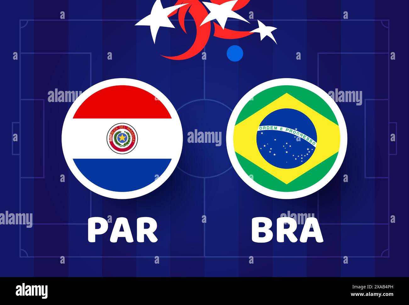 paraguay vs brazil football america 2024 match versus. 2024 group stage ...