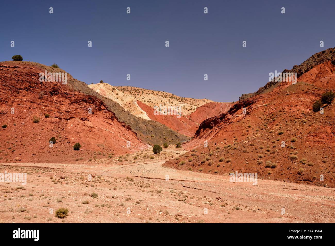 The different landscapes of the Sahara Desert are shown with hills of ...