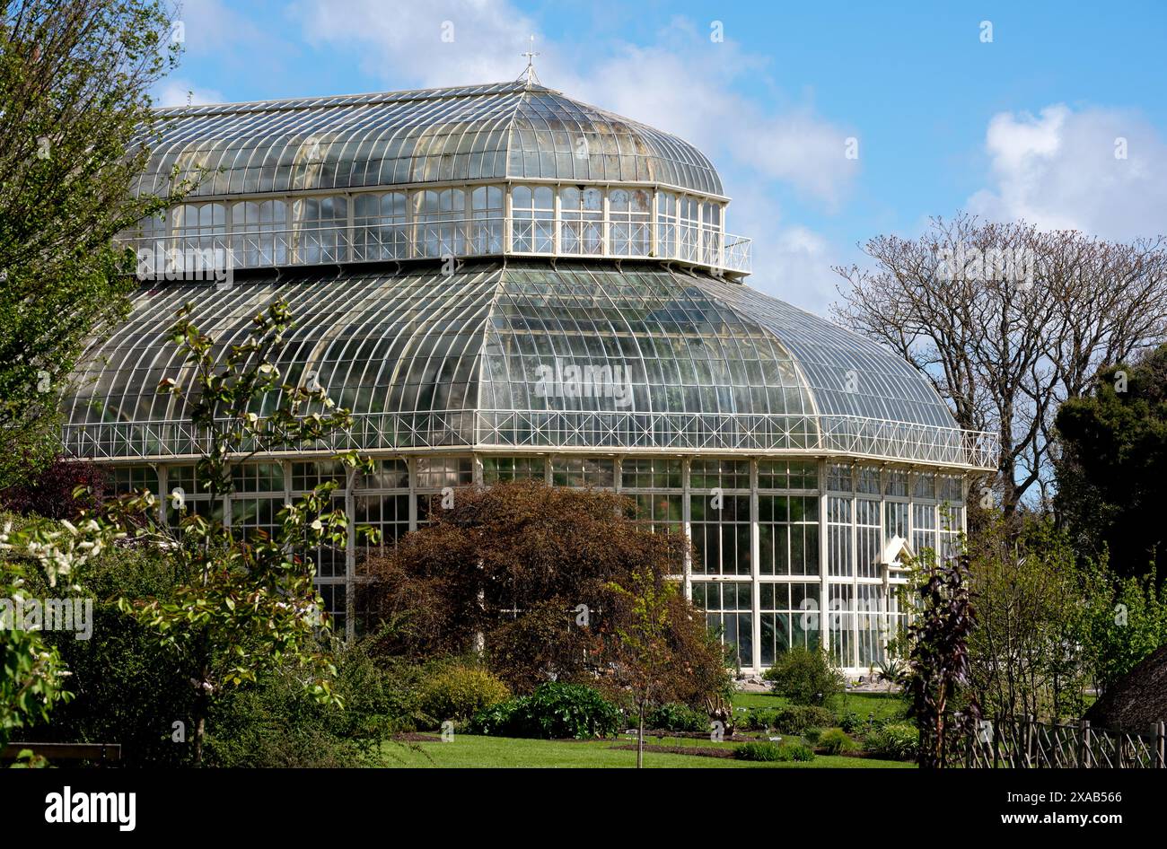 Dublin, Ireland -01, May, 2024. View on the glass house in The National ...