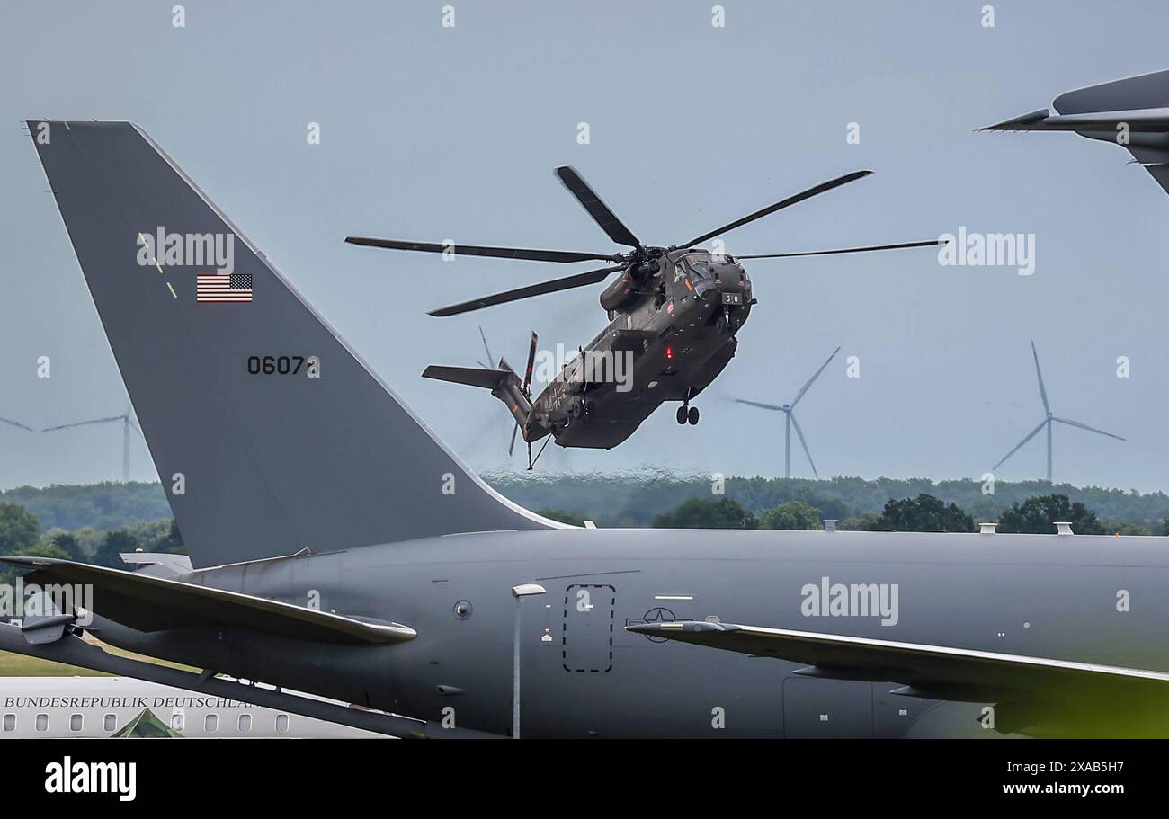 Bundeswehr Hubschrauber Berlin, 05.06.2024: Luftfahrtschau ILA. Joint ...
