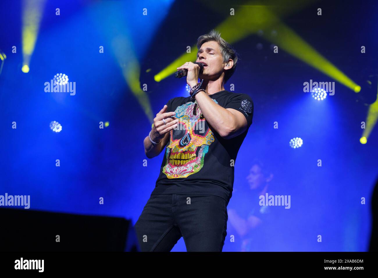 Venezuelan singer Carlos Baute performs during the 30 years in music ...