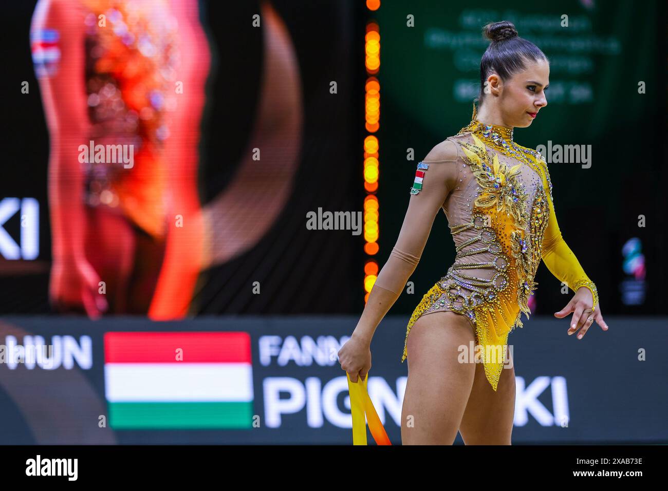 Fanni Pigniczki (HUN) seen during 40th European Rhythmic Gymnastics ...