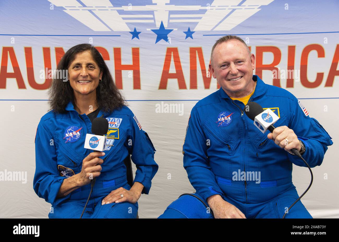 Jun 1, 2024 - Cape Canaveral, Florida, USA - NASA astronauts Suni ...