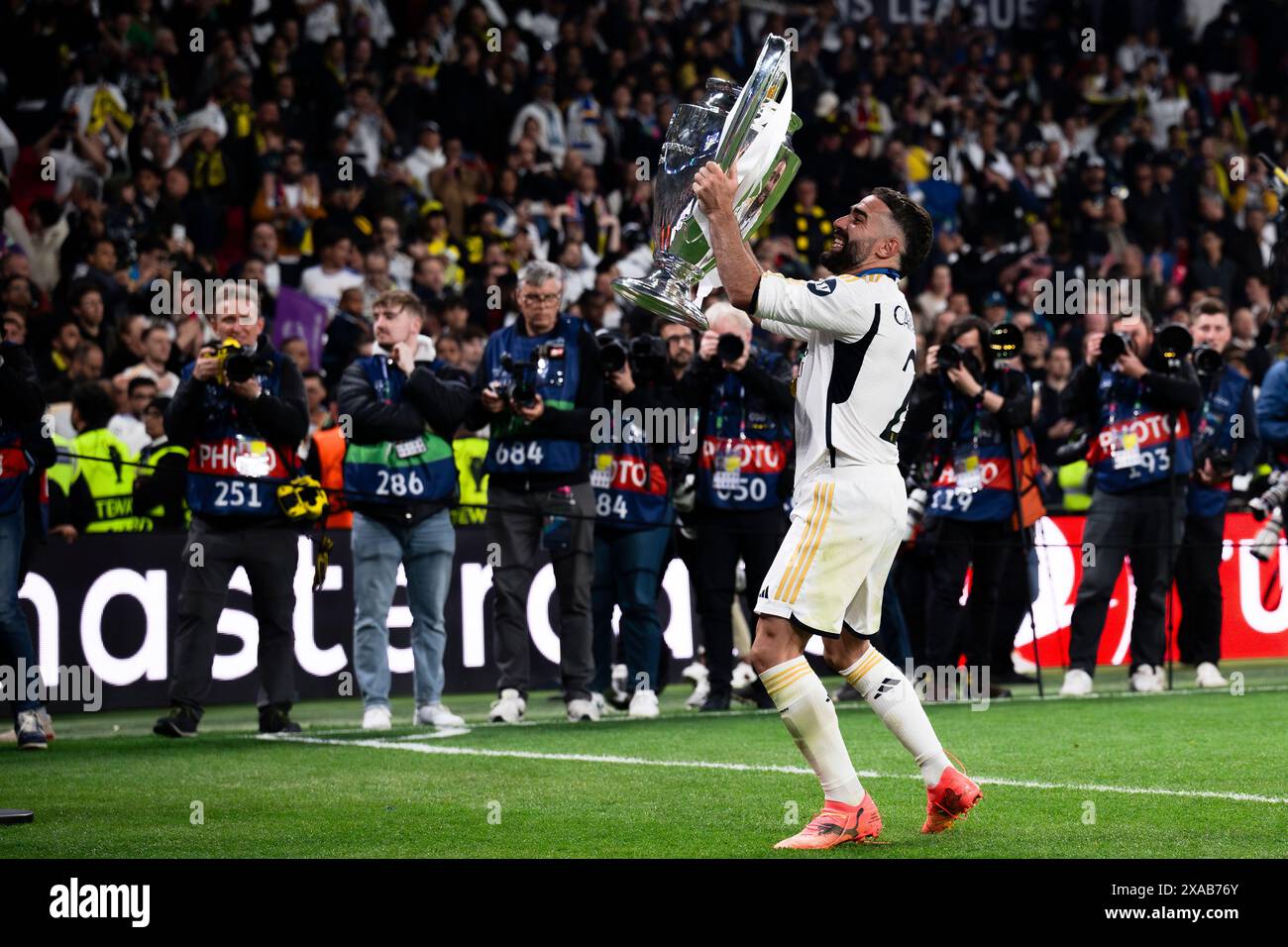 London, United Kingdom. 1 June 2024. Dani Carvajal of Real Madrid CF ...
