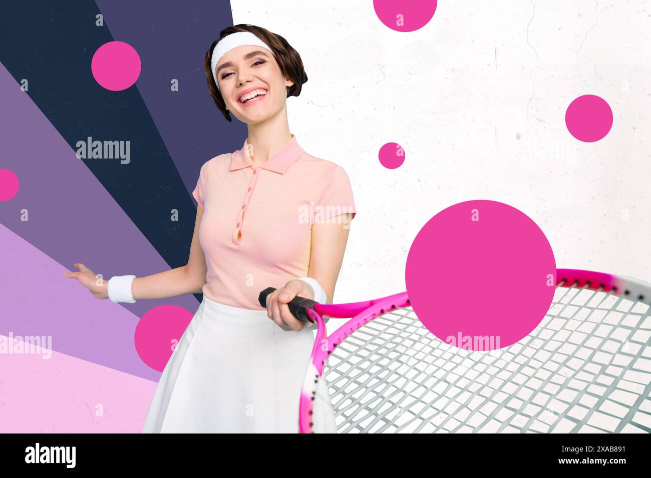 Trend artwork composite image collage of sport active lifestyle young ...